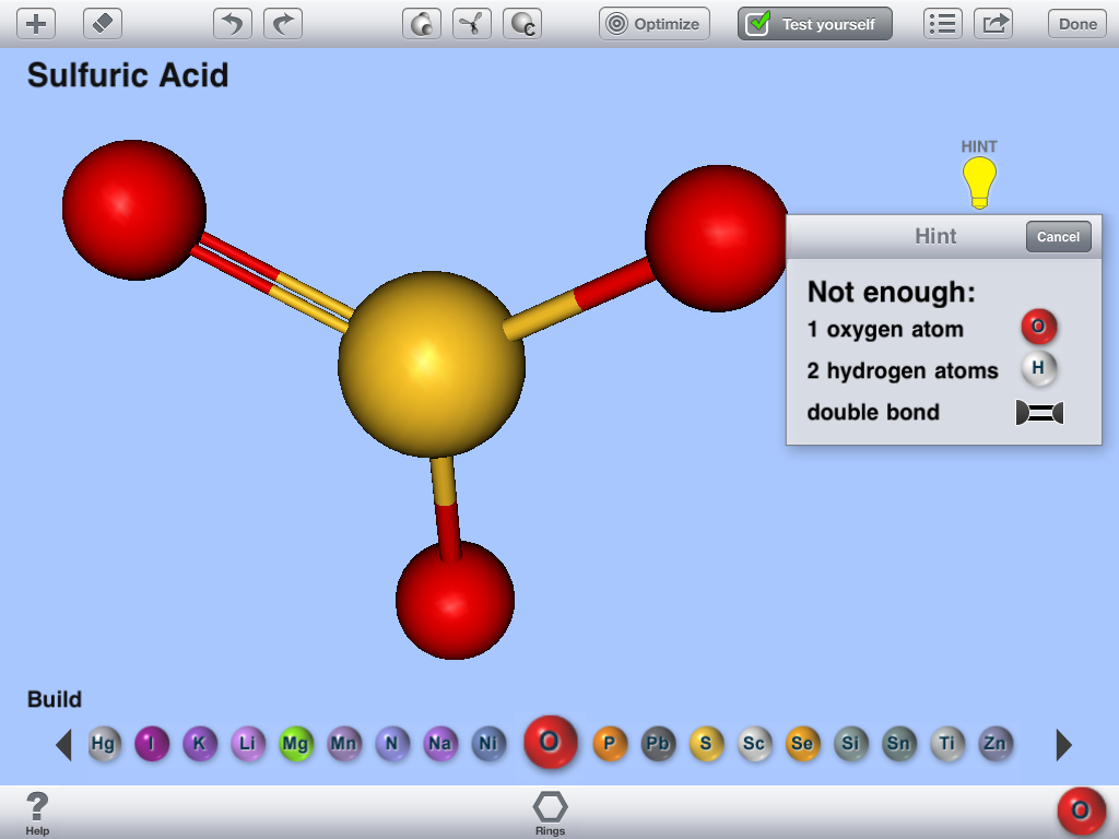 3D Molecules Editor for iPad