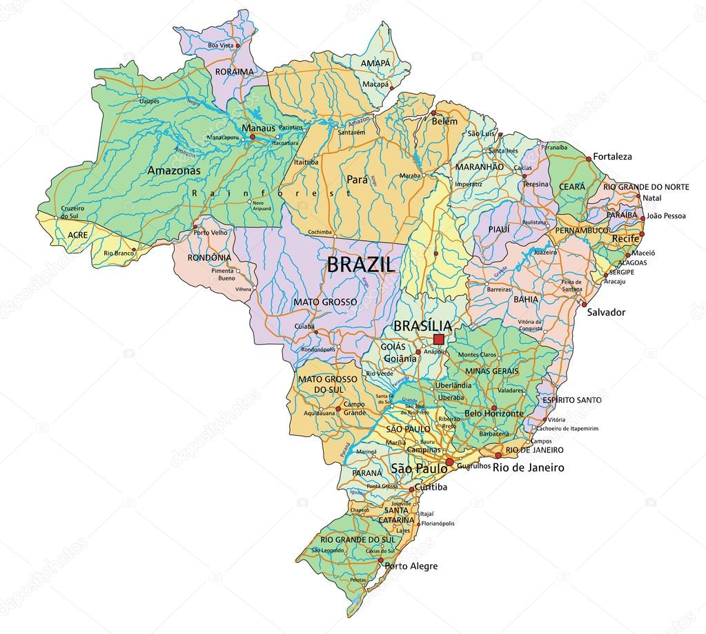 Mapas Geográficos do Brasil