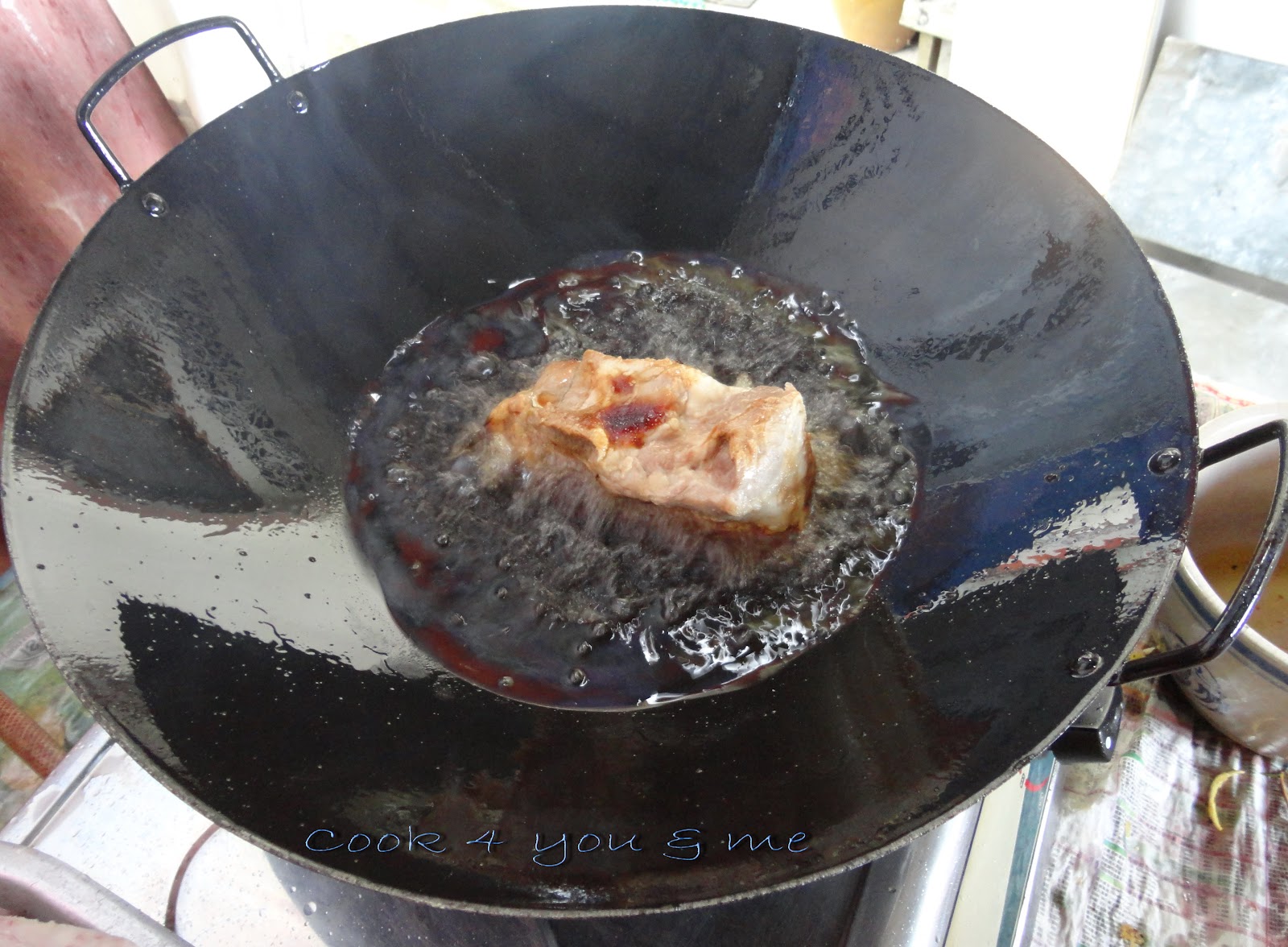 Cook 4 You & Me......: Hakka Style Steamed Yam And Pork Belly