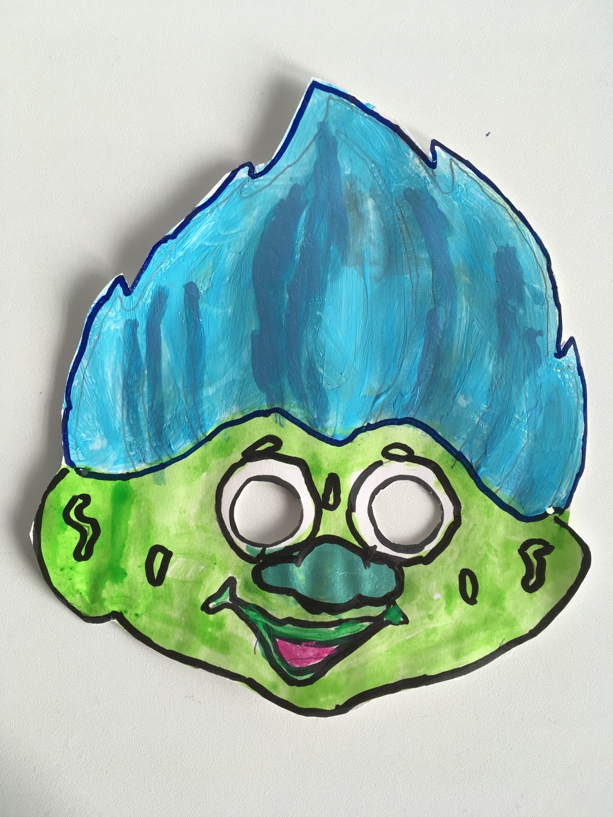 La boite à idées de l' atelier 3B* * *: Masques des TROLLS