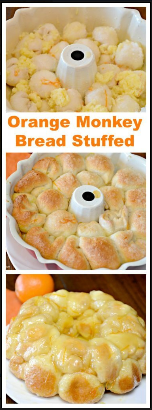 Orange Monkey Bread - Happy to Eat