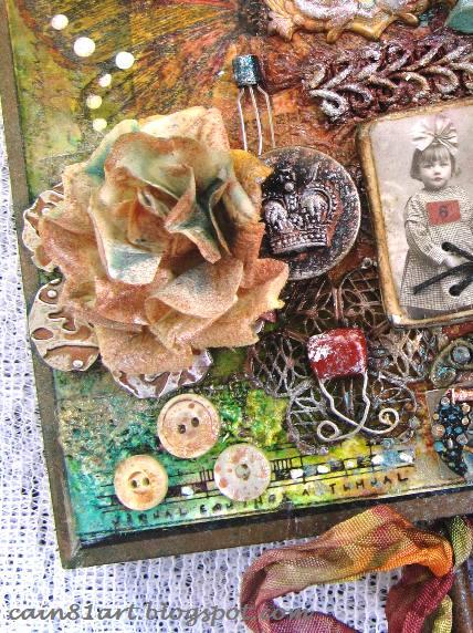 FRIENDS in ART: Collage on Wood