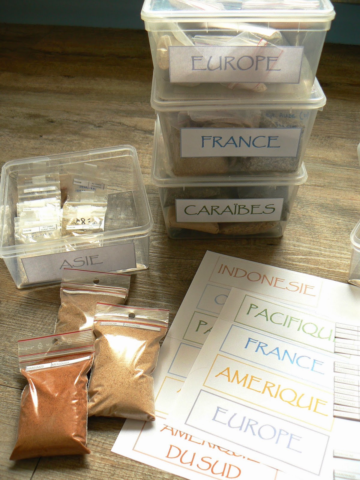 Ma collection de sable