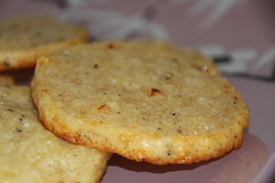 The shady pine: Parmesan, pepper and chilli savoury biscuits