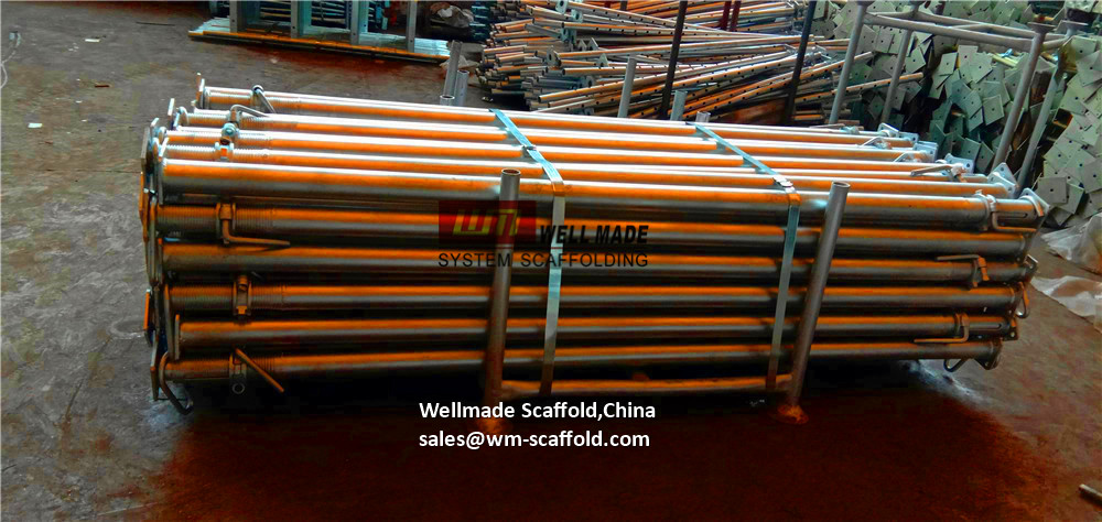 58KN Heavy Duty Props 4.7m Height - Adjustable Steel Props- Slab ...