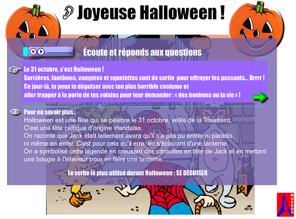 TICs en FLE: Halloween : ressources ( A1-A2 )