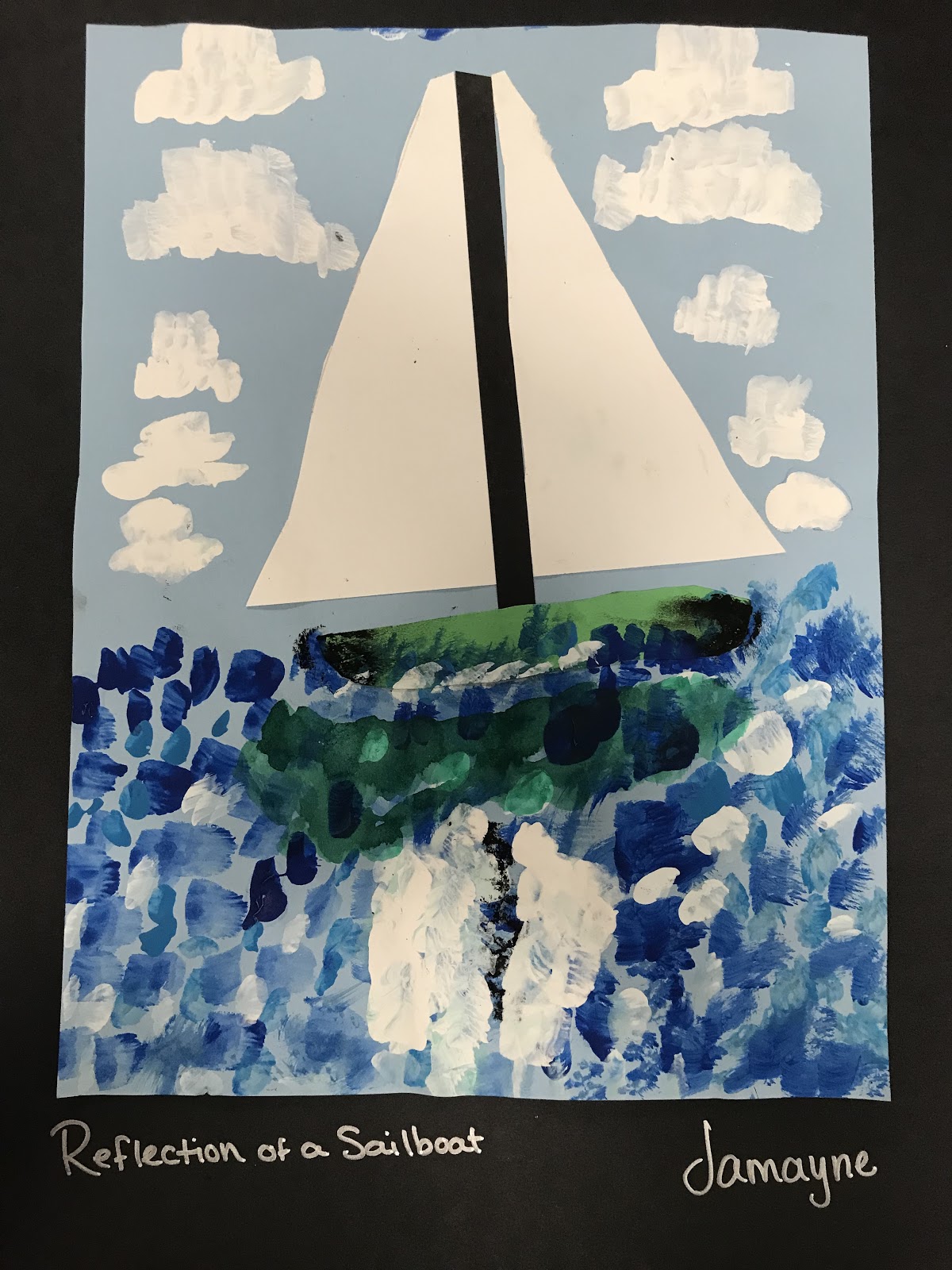 Elements of the Art Room: 1st grade Sailboats