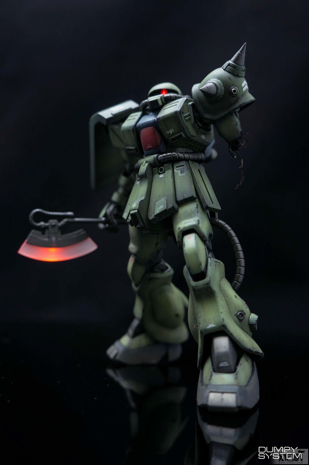 GUNDAM GUY: HGUC 1/144 MS-06FZ Zaku II - Customized Build