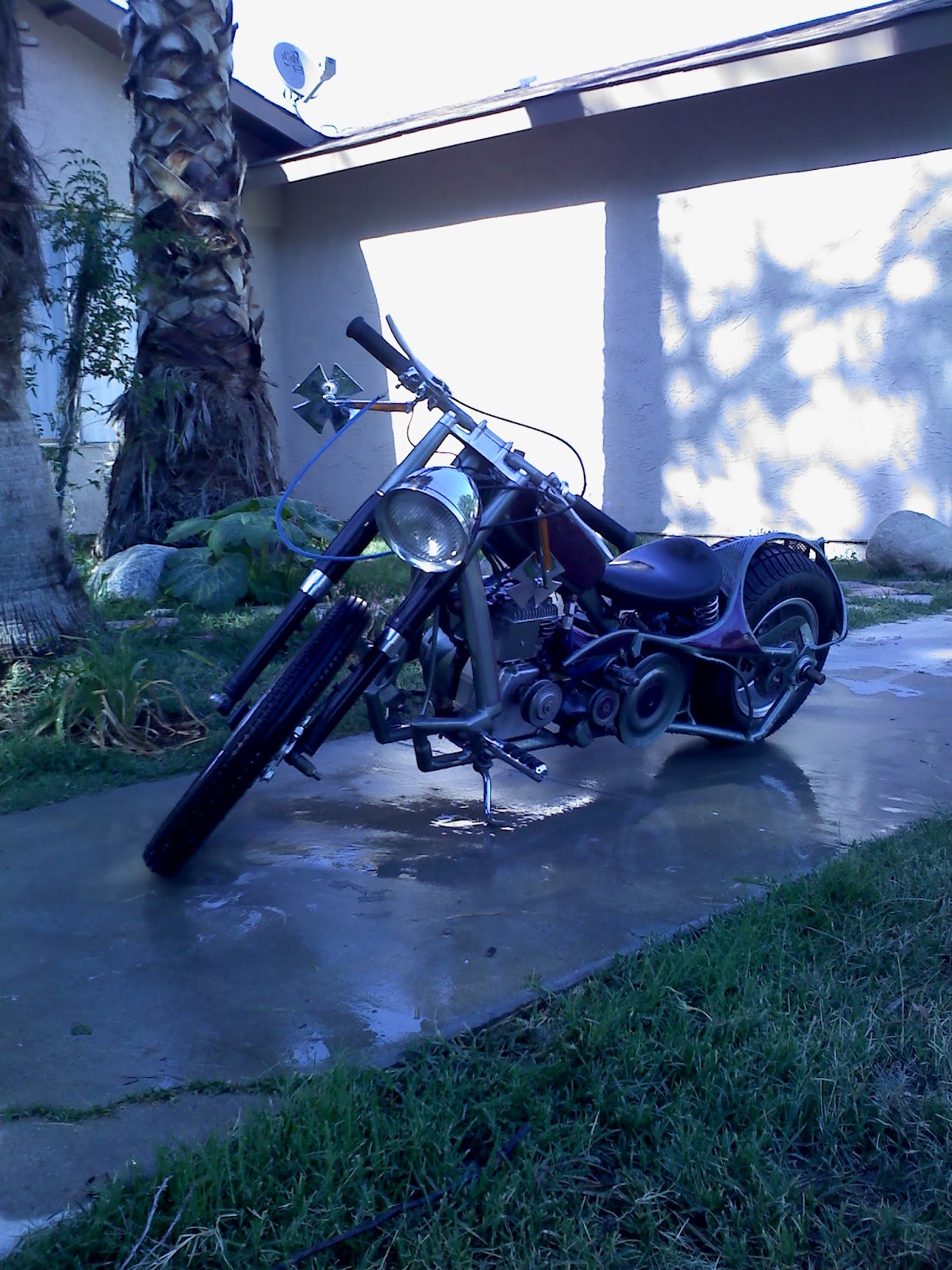 DANG Contraptions: Dang Lil' Old School Mini bike custom 3/4 scale mini ...