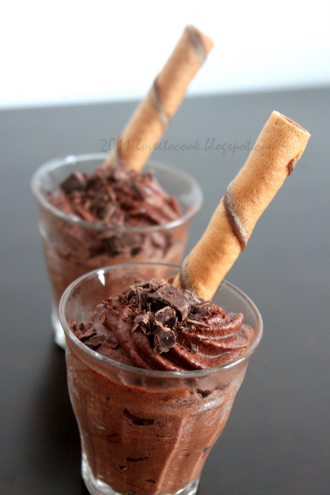 Love II Cook: Eggless chocolate mousse