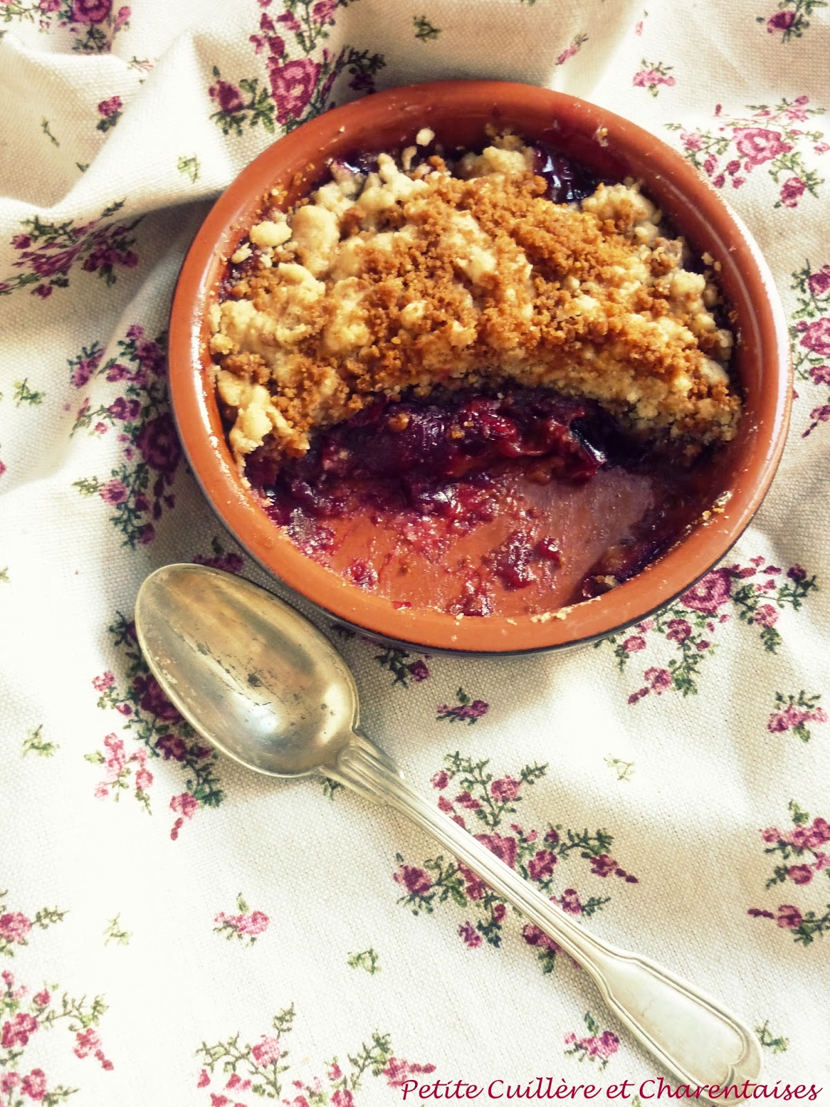 Petite Cuillère et Charentaises: Crumble aux Prunes et aux Spéculoos