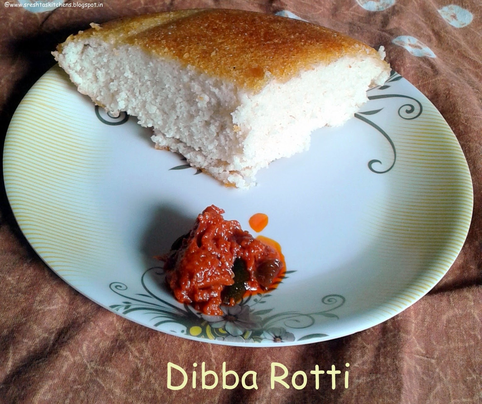 Sreshta's Kitchen: Andhra Dibba Rotti