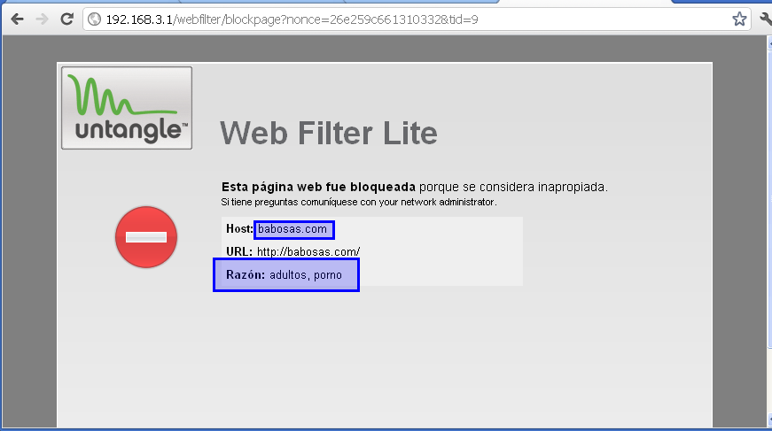 Blog de Davis: Appliance Untangle (Proxy)