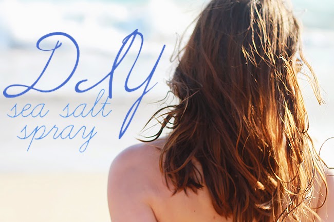 DIY Sea Salt Spray + Beachy Waves - A Good Hue