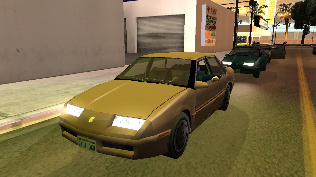 Low Poly garage: 1990 Saturn SL For GTA San Andreas