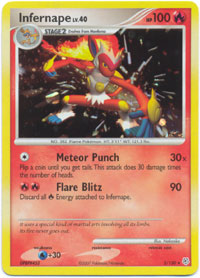 shiningpokemon7's pokemon card review: infernape lv.x card review