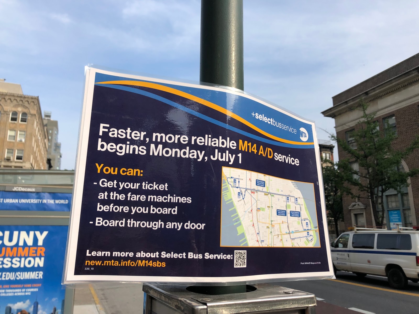 EV Grieve: M14 SBS routes debut today; 14th Street busway now on hold