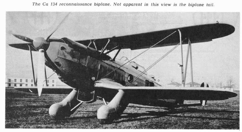 Italian Aircraft of WWII: CAPRONI CA 134