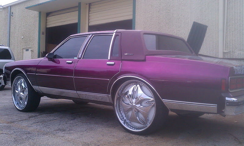 PHOTOGRAPHY BY MIAMIEARL: Box Chevy LS Brougham on 26' DUB Esinem