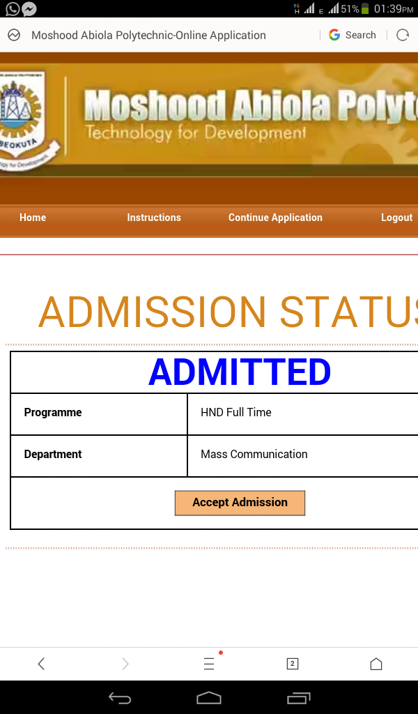 [TRENDING] Mapoly second batch admission list out (check here): | MAPOLY
