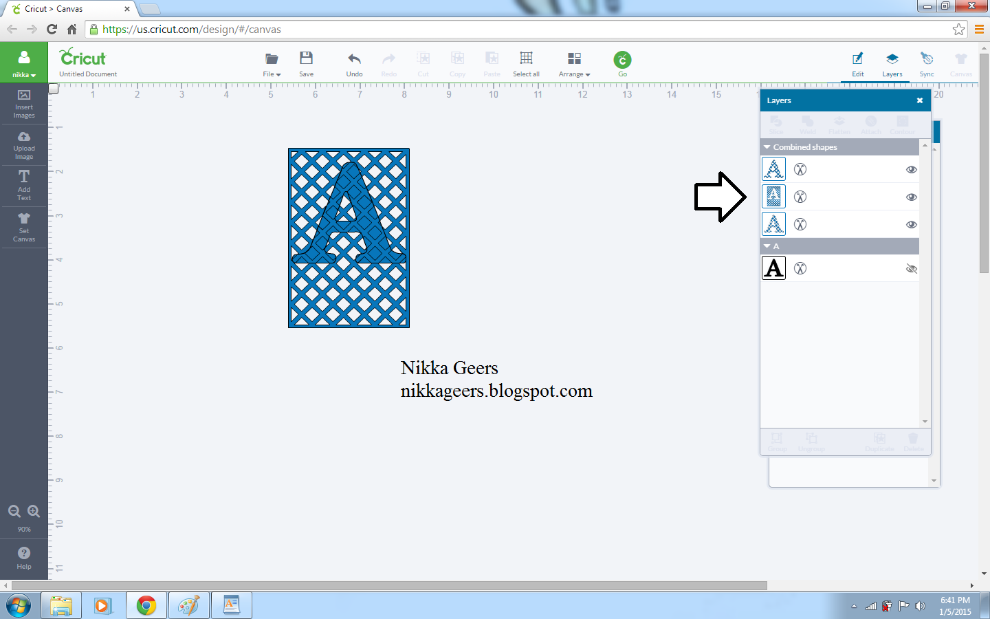 Create your Vision: Cricut Explore Tutorial - Making Pattern Alphabet
