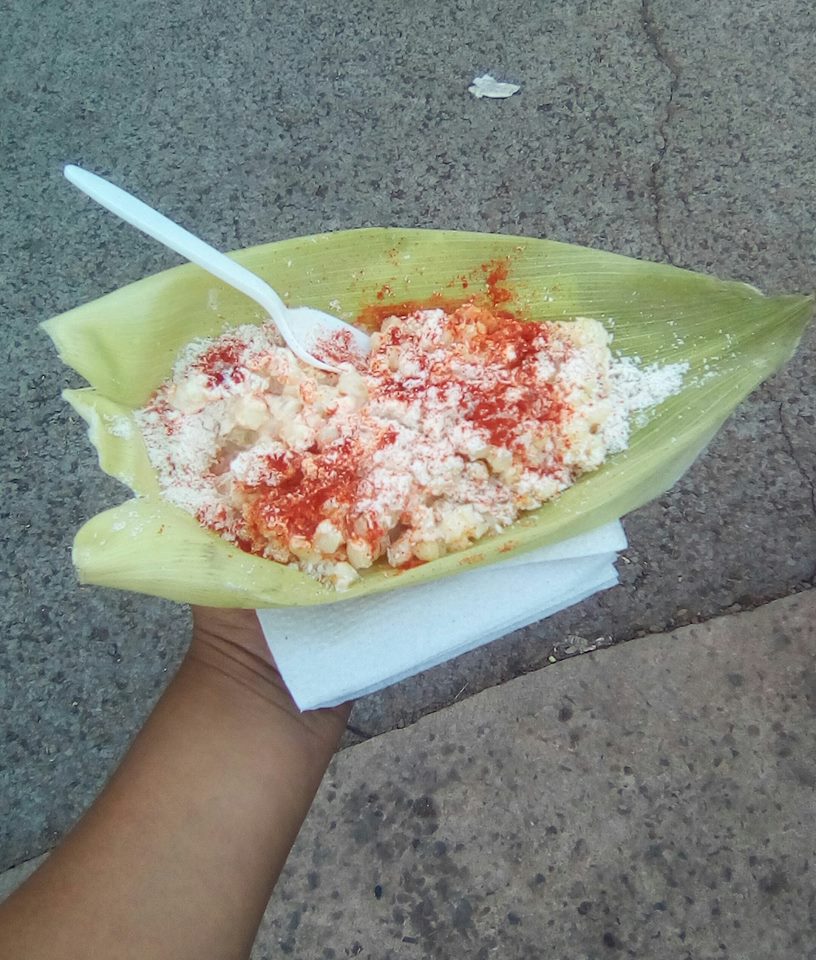 Tengo Hambre... : Esquite con hoja de elote