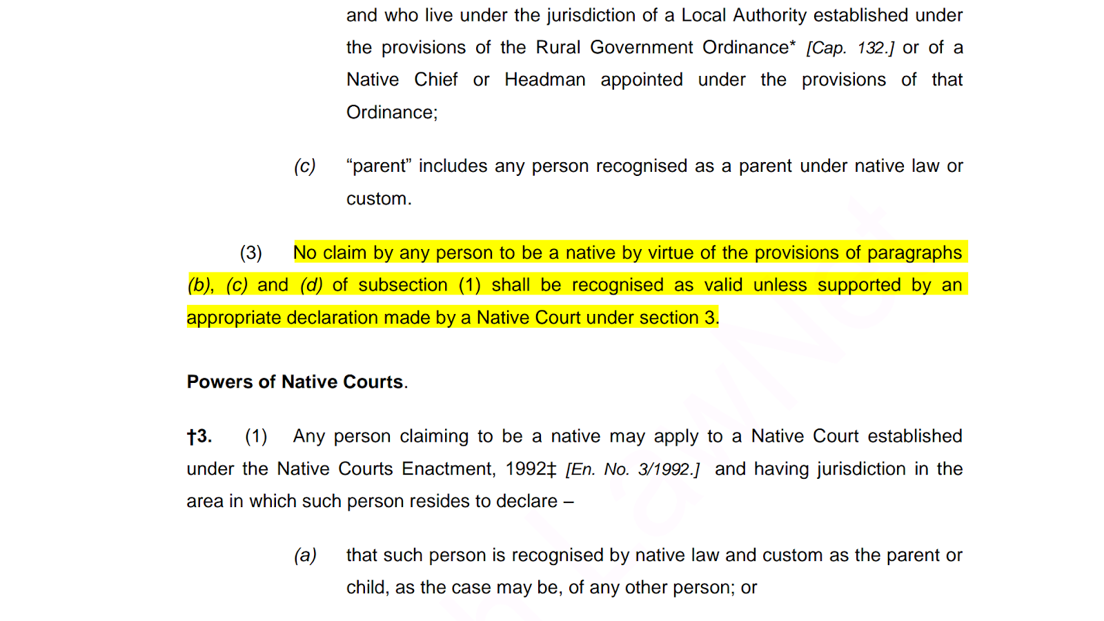 EcoSymbiont: Ambiguity of definition 'Natives' between Federal ...