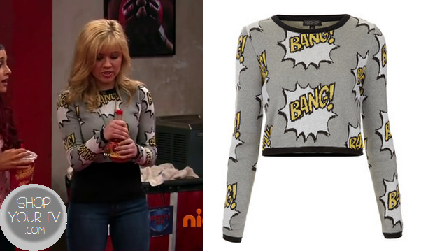 Sam & Cat: Season 1 Episode 7: Sam's Bang Knit Cropped Sweater ...