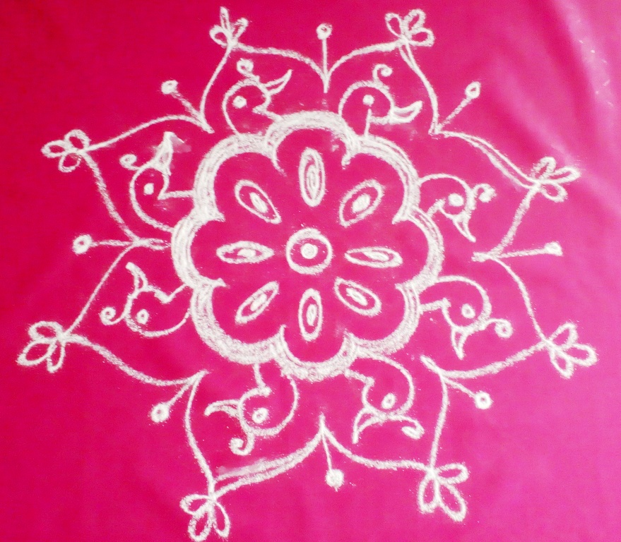 Free hand kolam designs