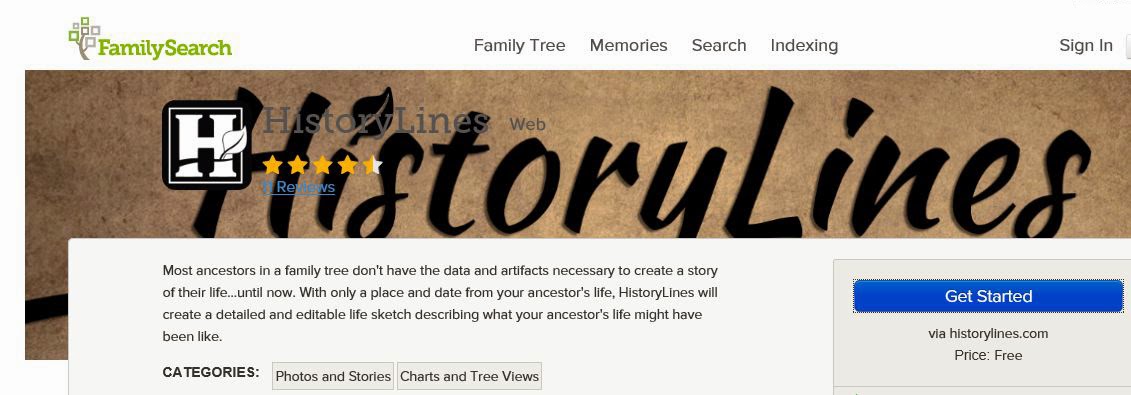 Genealogy: Beyond the BMD: Tell a Story with History Lines App