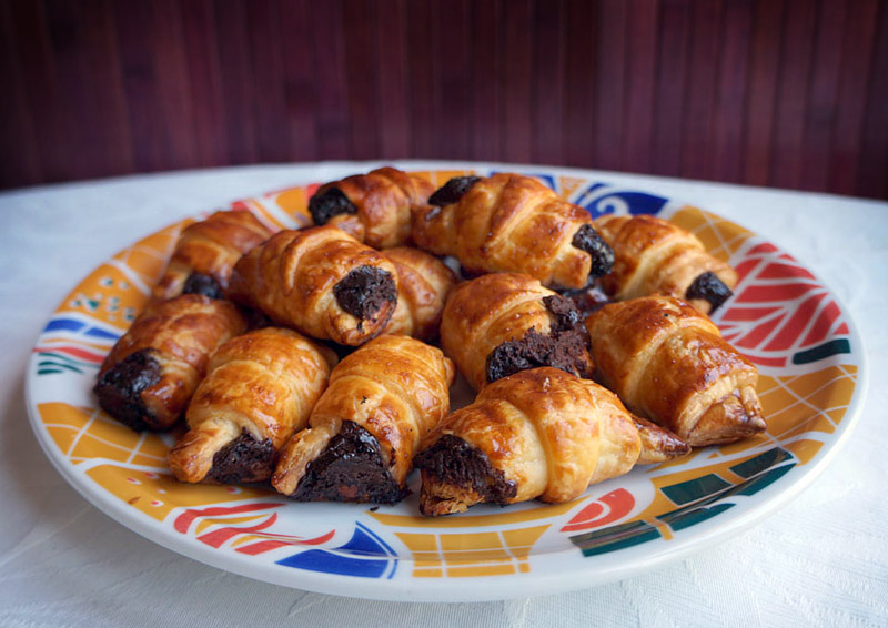 Cuernitos de chocolate | Cocina