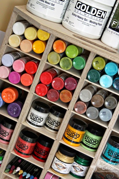 Triple the Scraps: Organizational {Friday} Paint Center