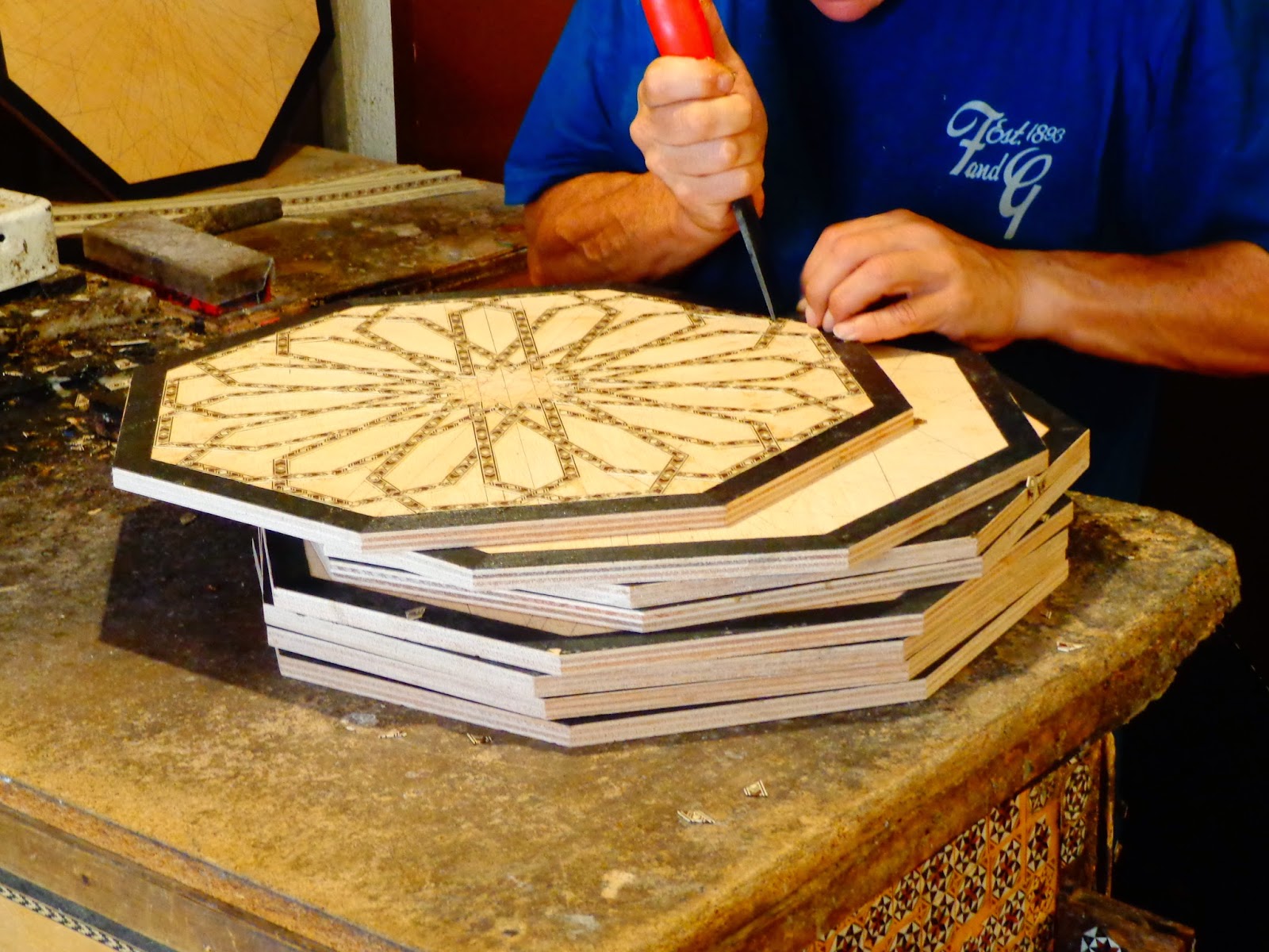 Taracea como artículo de lujo