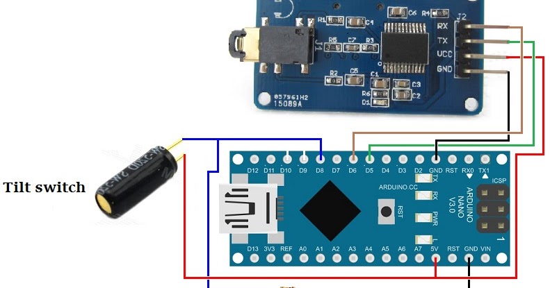 Tilt switch arduino (with sound) » Amazing Tips247