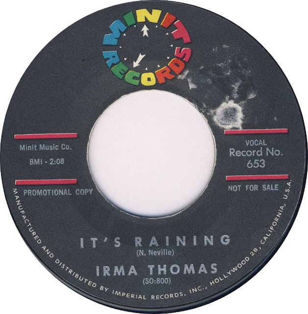 ON THE FLIP-SIDE: Song of the Week: Irma Thomas - It's Raining