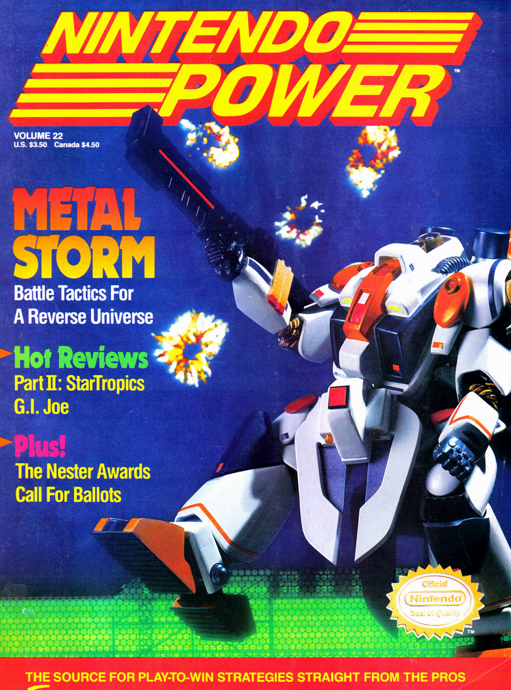 8-Bit City: Metal Storm Nintendo Power Scans