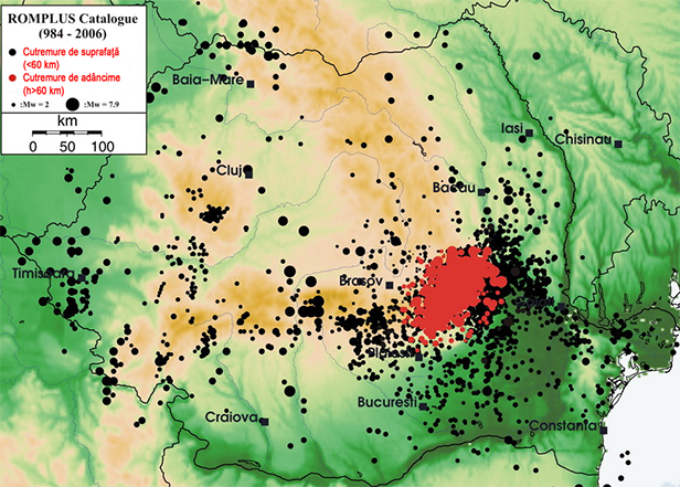 salvari - supravietuiri: Tectonica Romaniei