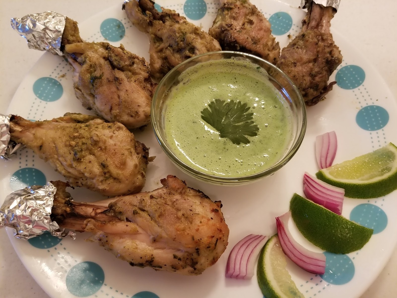 Kitchen With a Purpose: Chicken Malai Kabab or Malai Tangdi Kabab Recipe