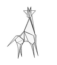 Origami, como hacer una jirafa (giraffe), Paper craft ~ Artesania ...