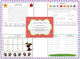 A - B - Seymour: Chapter Book, April Activity Pack, and a Freebie!!