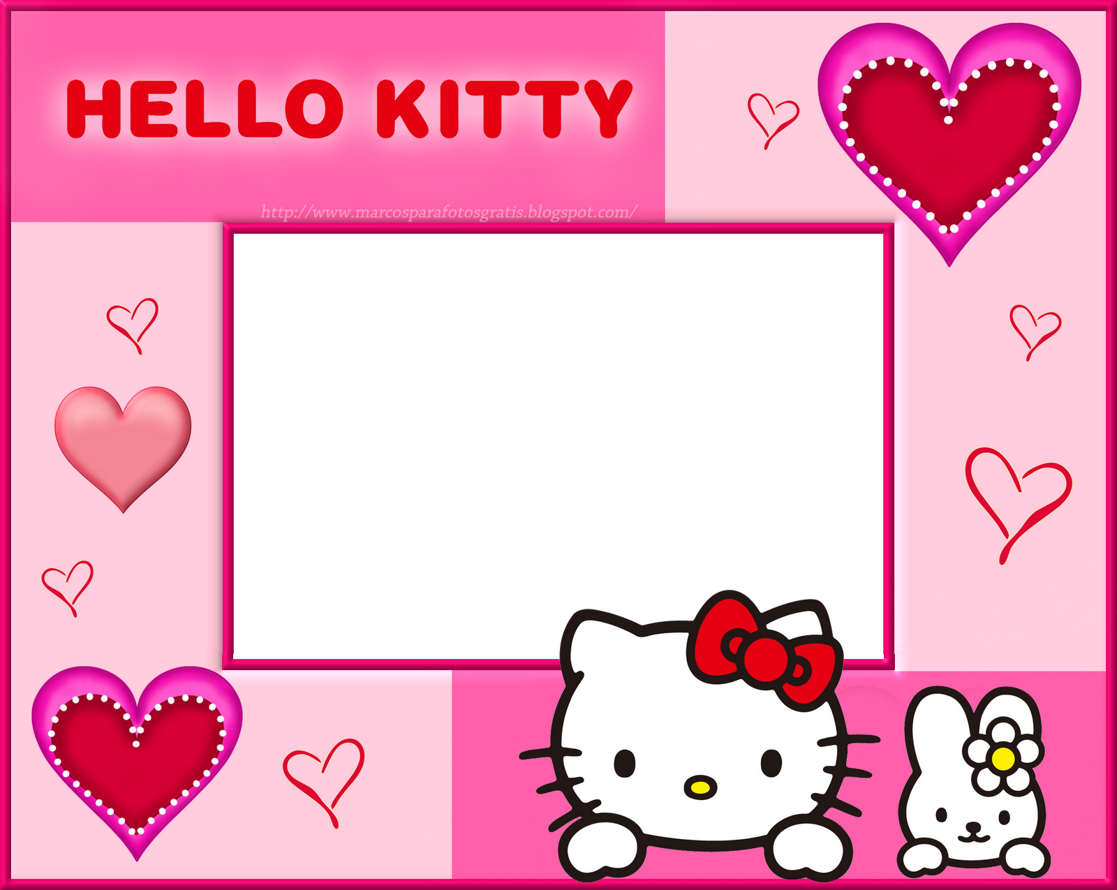 MARCOS PARA FOTOS, MARCOSSCRAP: MARCOS DE HELLO KITTY, PNG Y WALLPAPER DE HELLO KITTY