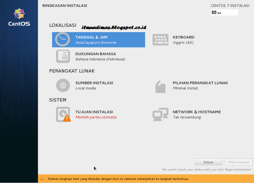 Install Centos 7 di Virtual Box - GoGetolGan