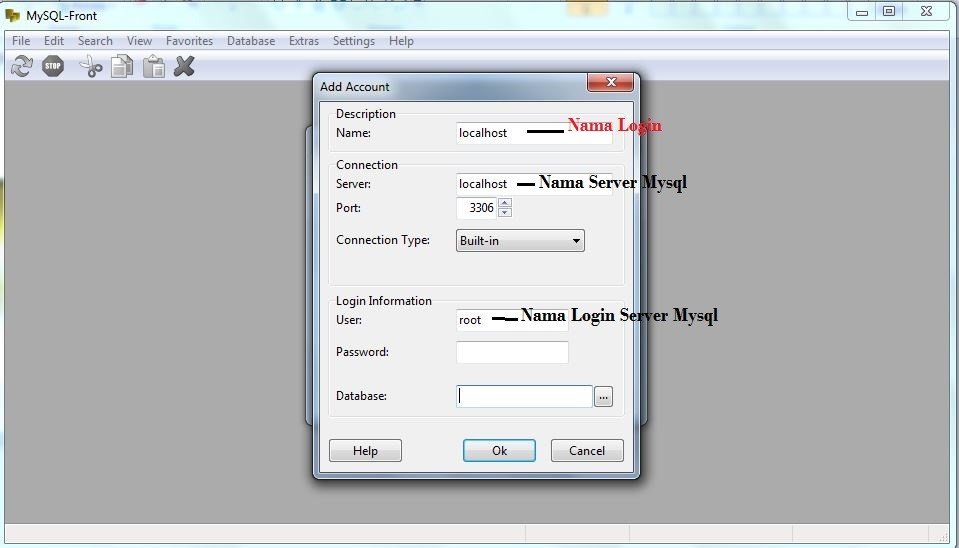 Tutorial Menggunakan Mysql- Front - Web Tutorial