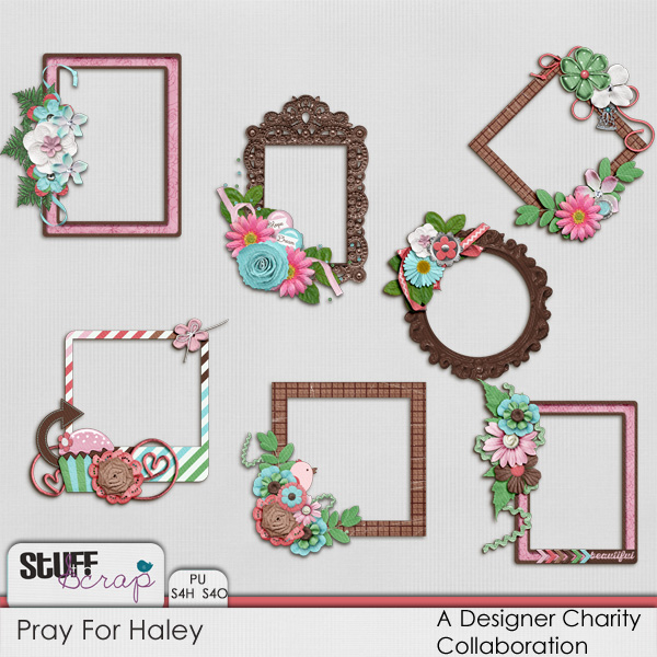 Pray for Haley ~ A Digital Scrapbook Charity Collaboration