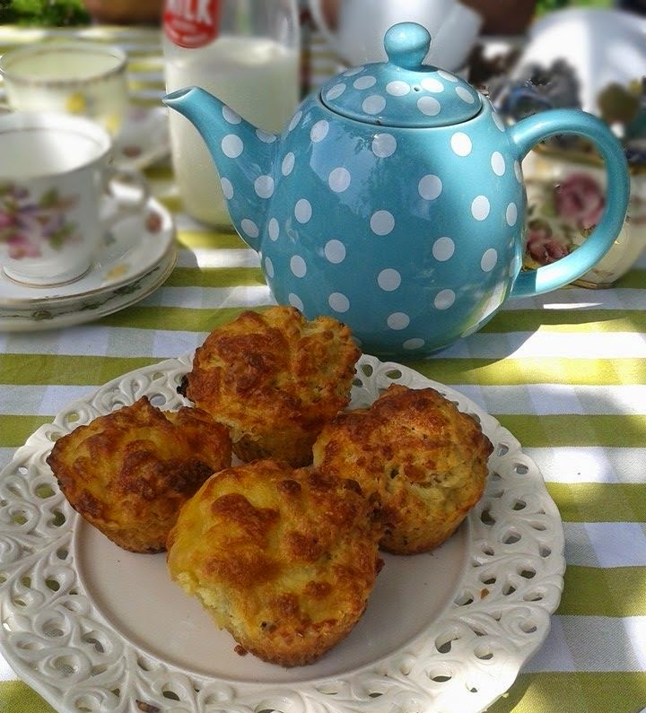 Great Fun etc: A Family Tea Party (and a Savoury Muffin recipe)