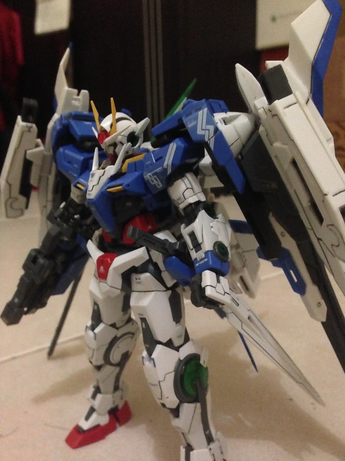 Review RG OO Raiser XN (GN-0000 + GNR-010 XN) ~ AA GUNDAM