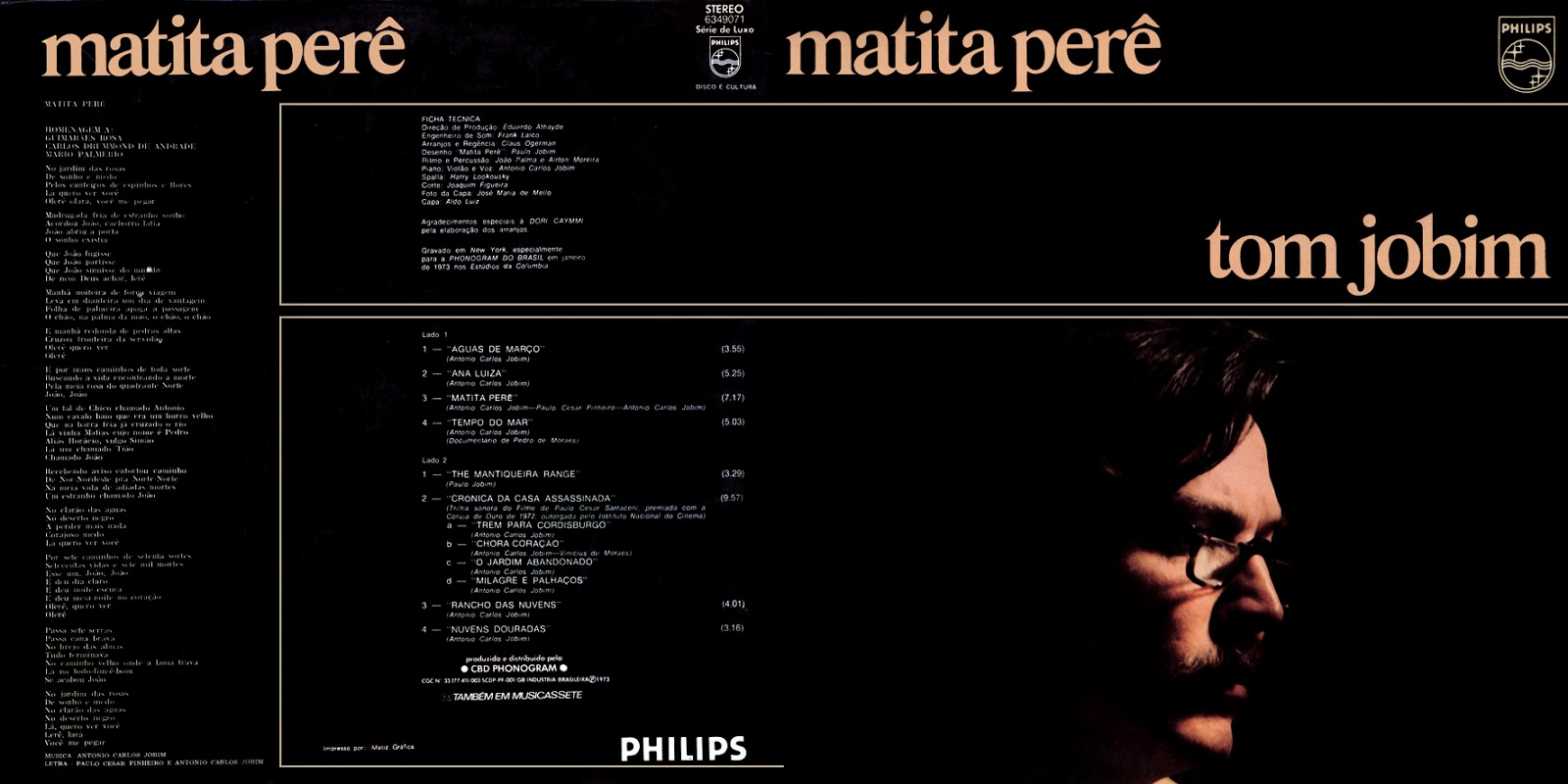 Búzios Bossa Blog: Tom Jobim - Matita Perê - 1973 - Full Album