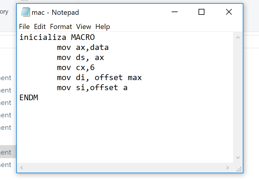 Convertir un numero a ascii con macro emu8086 (ejemplo) ~ Blog de ...