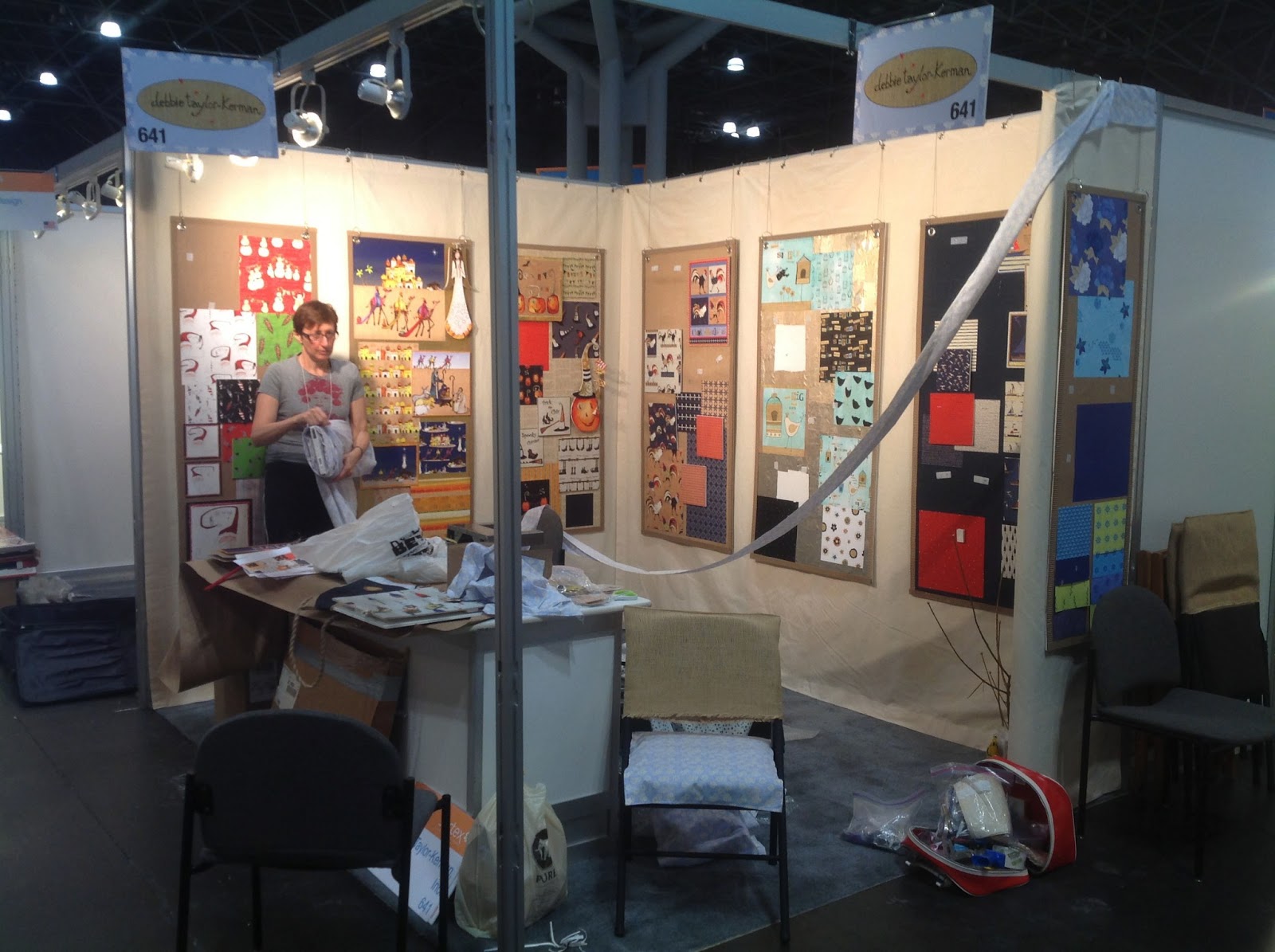 Debbie Taylor-Kerman's Blog: Transforming my SURTEX booth