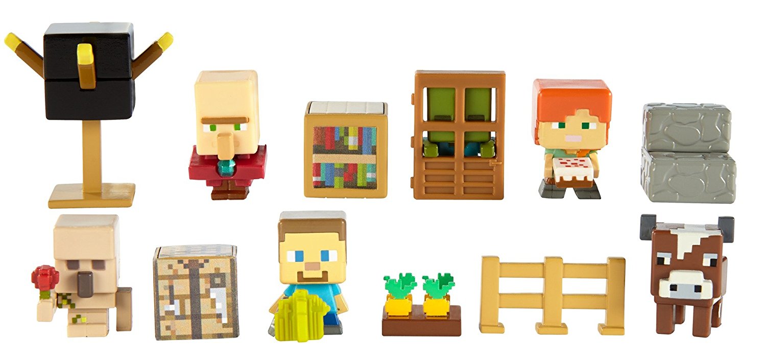Minecraft Village Biome Pack Mini Figures | Minecraft Merch